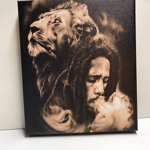 ALFACONCEPT ART | Other | Bob Marley The Lion Canvas Wall Art | Poshmark